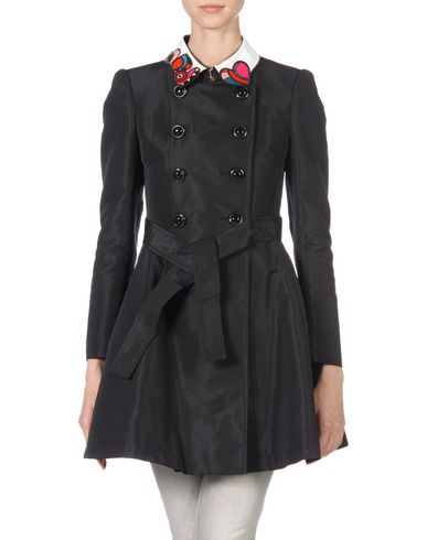 RED VALENTINO Full-Length Jacket, Black | ModeSens